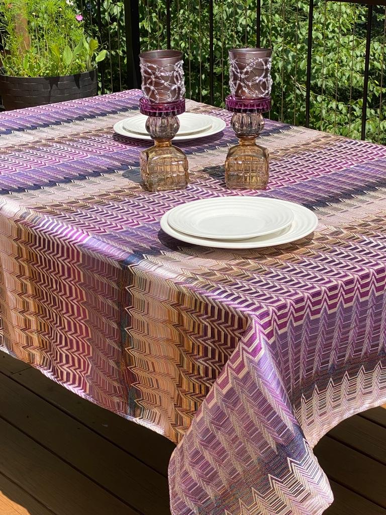Pyramid Purple Cloth TableCloth - TableCloth DIrect NY – Tablecloth ...